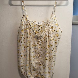 Sienna Sky | Tops | Sienna Sky Cute Floral Print Tank Size M | Poshmark
